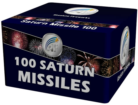 Absolute Fireworks 100 Shot Saturn Missile
