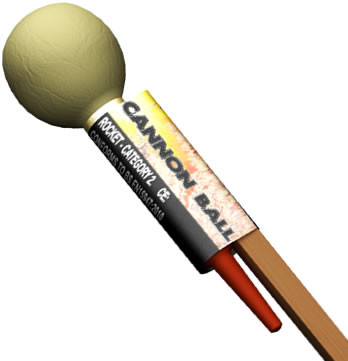 Absolute Fireworks Cannon ball 2inch Shell Rocket