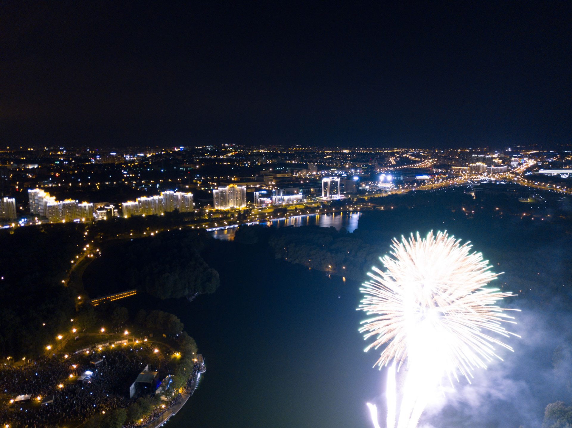 Top 5 Fireworks Videos Shot by Drones 2018 - Fireworks Crazy