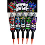 Super Hawk (5 Rockets) by Cosmic Fireworks | Firework Crazy