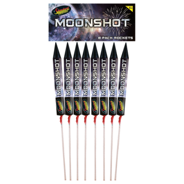 Moon Shot (8 Rockets) by Standard Fireworks – Firework Crazy