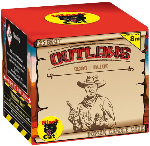 Outlaws by Black Cat Fireworks | Firework Crazy