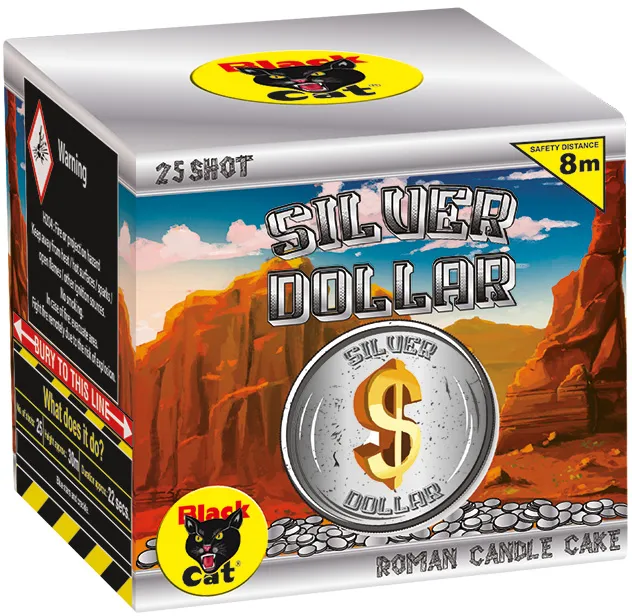Silver Dollar by Black Cat Fireworks | Firework Crazy