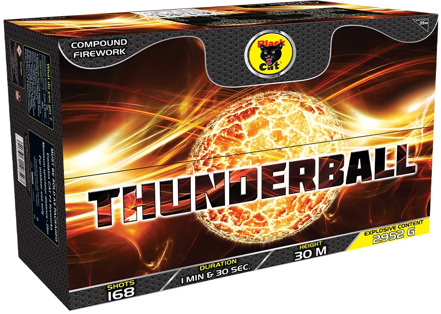 Thunderball By Black Cat Fireworks | Fireworks Crazy