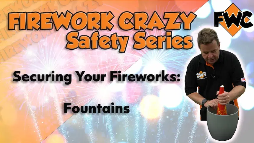 Securing your Fireworks (Fountains) – Fireworks Crazy