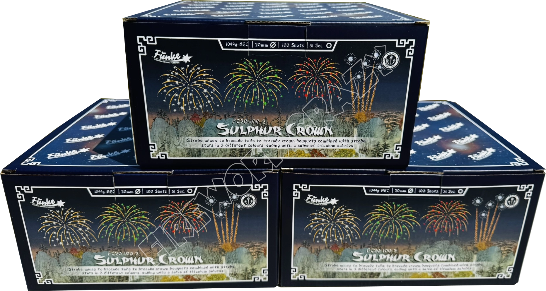 Sulphur Crown By Funke Fireworks