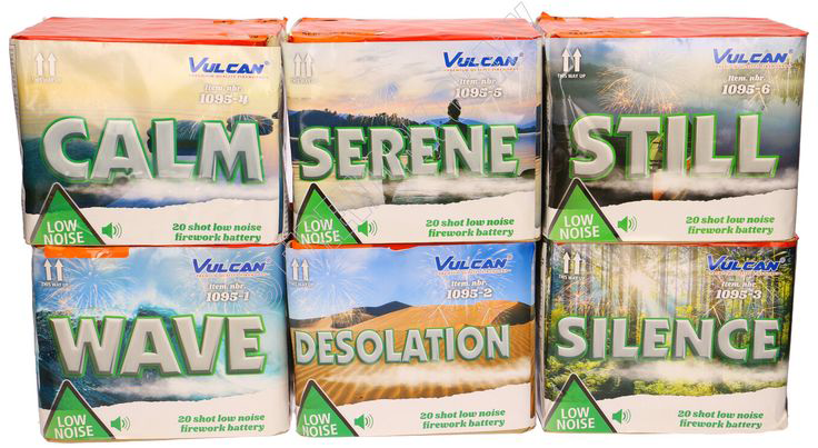Sound of Silence Low Noise Pack by Vulcan Fireworks